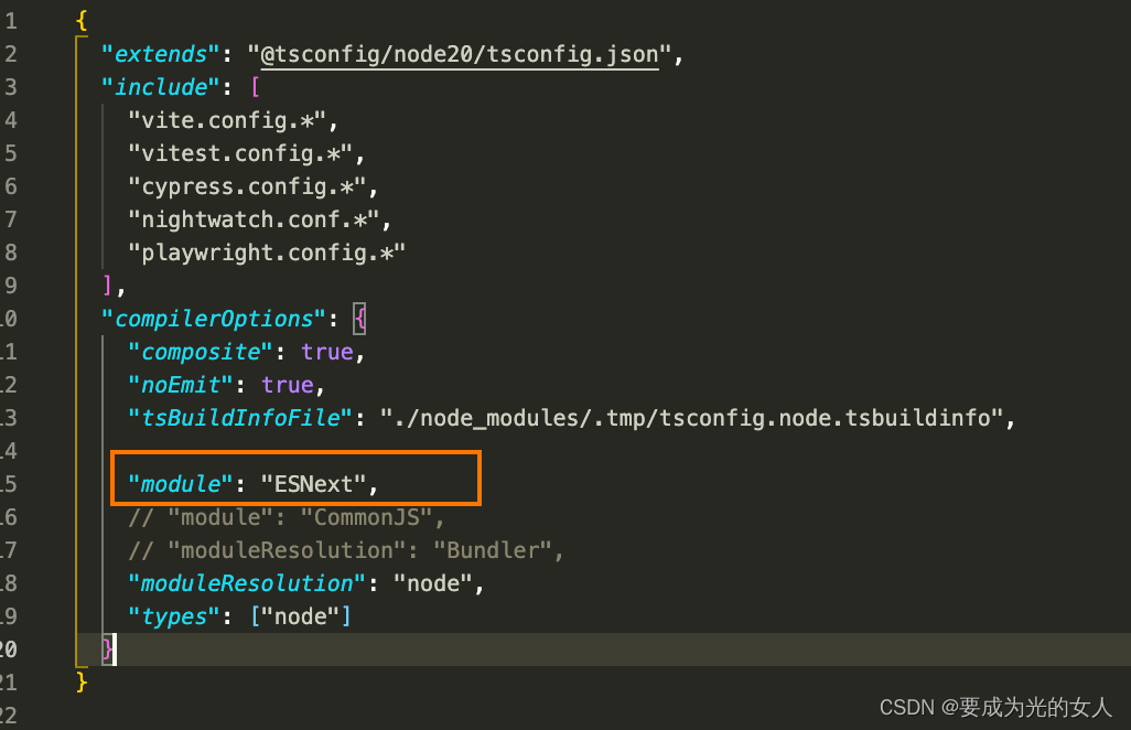 仅当 “--module“ 选项为 “es2020“、“esnext“ 或 “system“ 时，才允许使用 “import. meta“ 元属性。ts(1343）_esnext es2020 ...