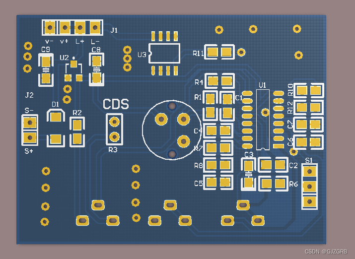 基于BISS0001设计人体红外感应开关评估板硬件（原理图+PCB）工程文件,AD09设计的工程文件_biss0001人体感应模块原理图-CSDN博客
