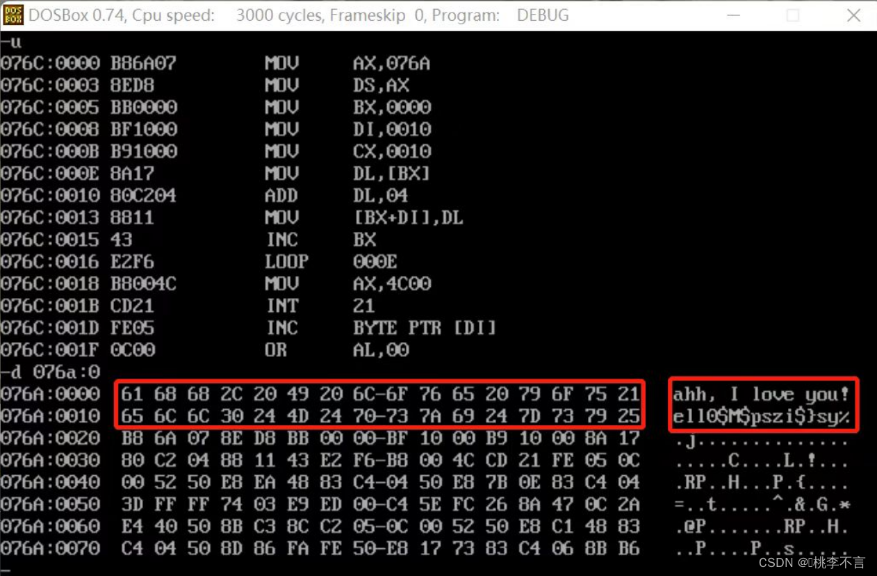 汇编实验四 字符处理及循环程序_编程为datasg段中字符串中-CSDN博客