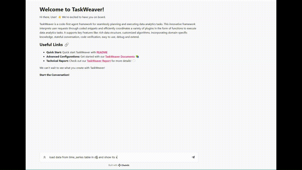 TaskWeaver_taskweaver: a code-first agent framework-CSDN博客