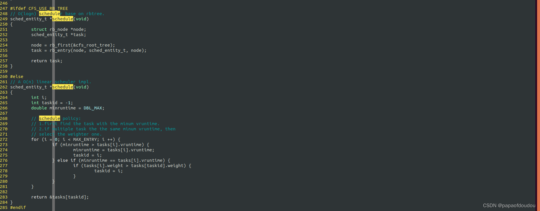 LINUX系统CFS调度模型实现思考和仿真_高级程序语言模拟仿真cfs调度算法-CSDN博客