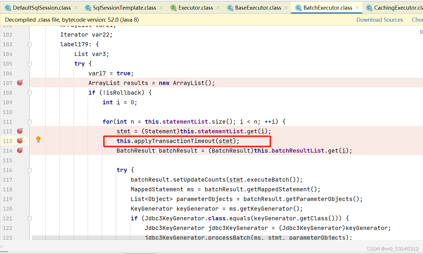 mybatis批量更新(BATCH)报空指针异常（Error committing transaction. Cause：NullPointerException）_mybatisplus ...