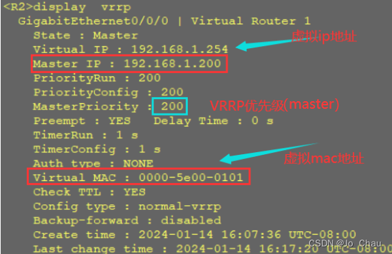 Vrrp原理与配置（虚拟路由器冗余协议）_vrrp mac-CSDN博客
