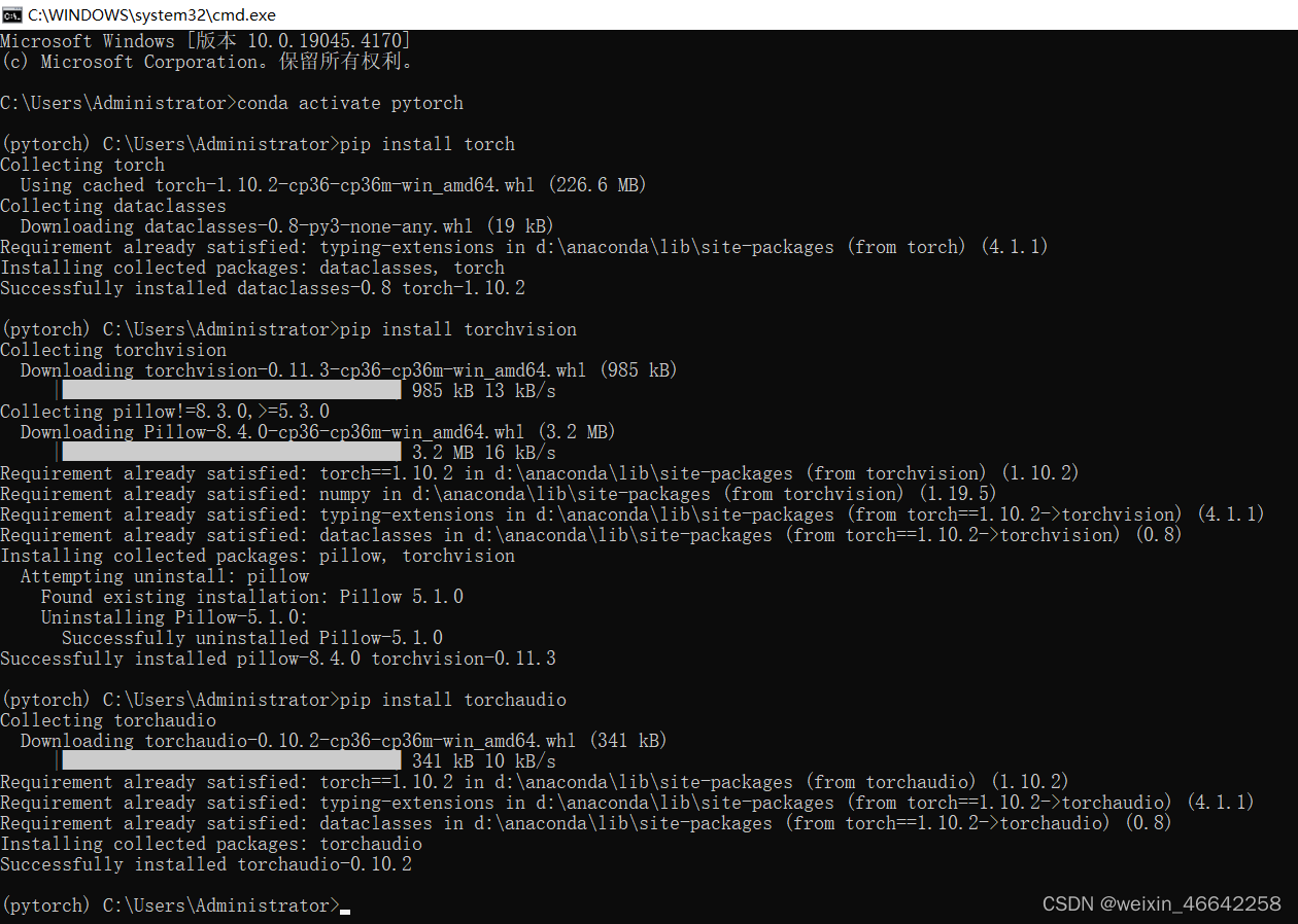 装Pytorch_pip镜像源下载pytorch-CSDN博客