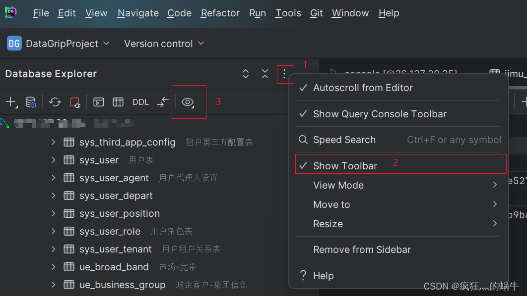 DataGrip2023.2在表后面显示注释_datagrip 查看表注释-CSDN博客