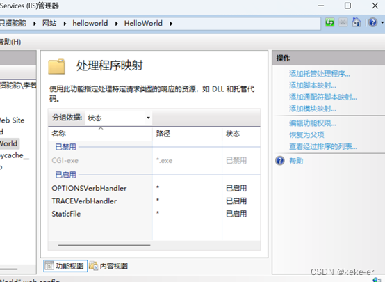 实践：创建HelloWorld项目和在IIS中配置HelloWorld项目_helloworld.-CSDN博客