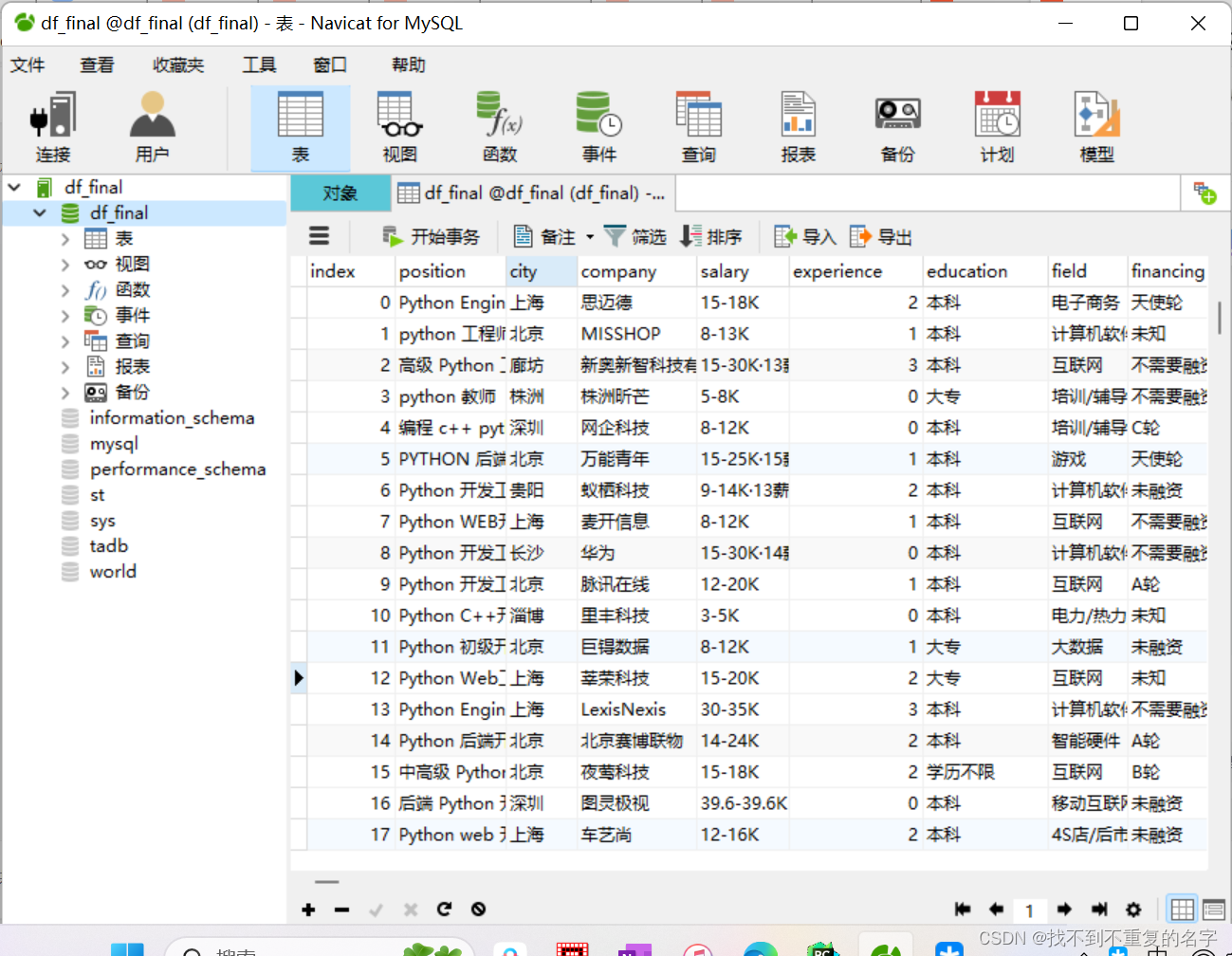 报错：sqlalchemy.exc.DataError: (pymysql.err.DataError)_sqlalchemy.exc.dataerror: (psycopg2.errors ...