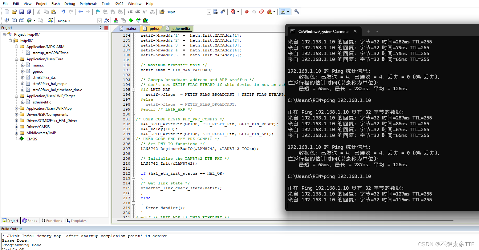 LWIP-STM32F407裸机+FreeRtos配置_freertos+lwip-CSDN博客