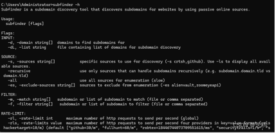 subfinder_subfinder -o和-od-CSDN博客
