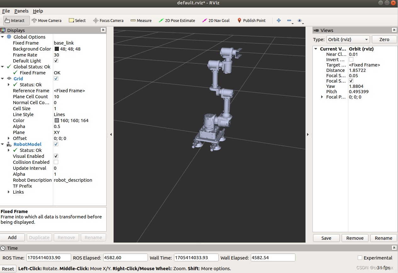 【机械臂】解决在Rviz、gazebo仿真中模型显示不出的问题_rviz不显示图像怎么解决-CSDN博客