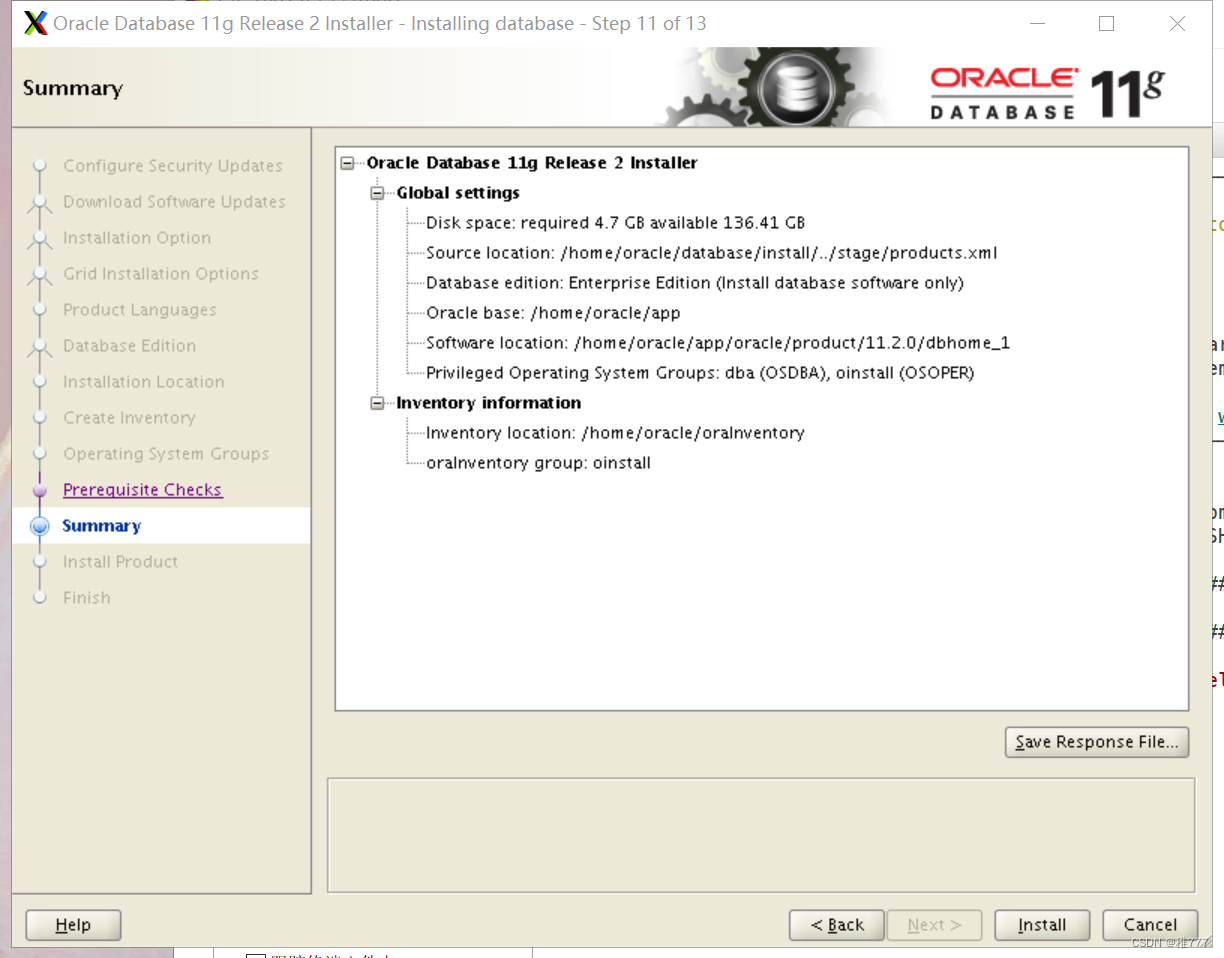 Centos7 下安装 Oracle11g_centos7安装oracle11g-CSDN博客