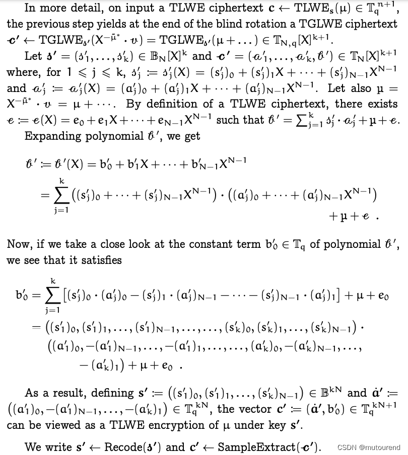 TFHE——基于[Discretized] Torus的全同态加密 代码解析_同态加密库 tfhe-CSDN博客