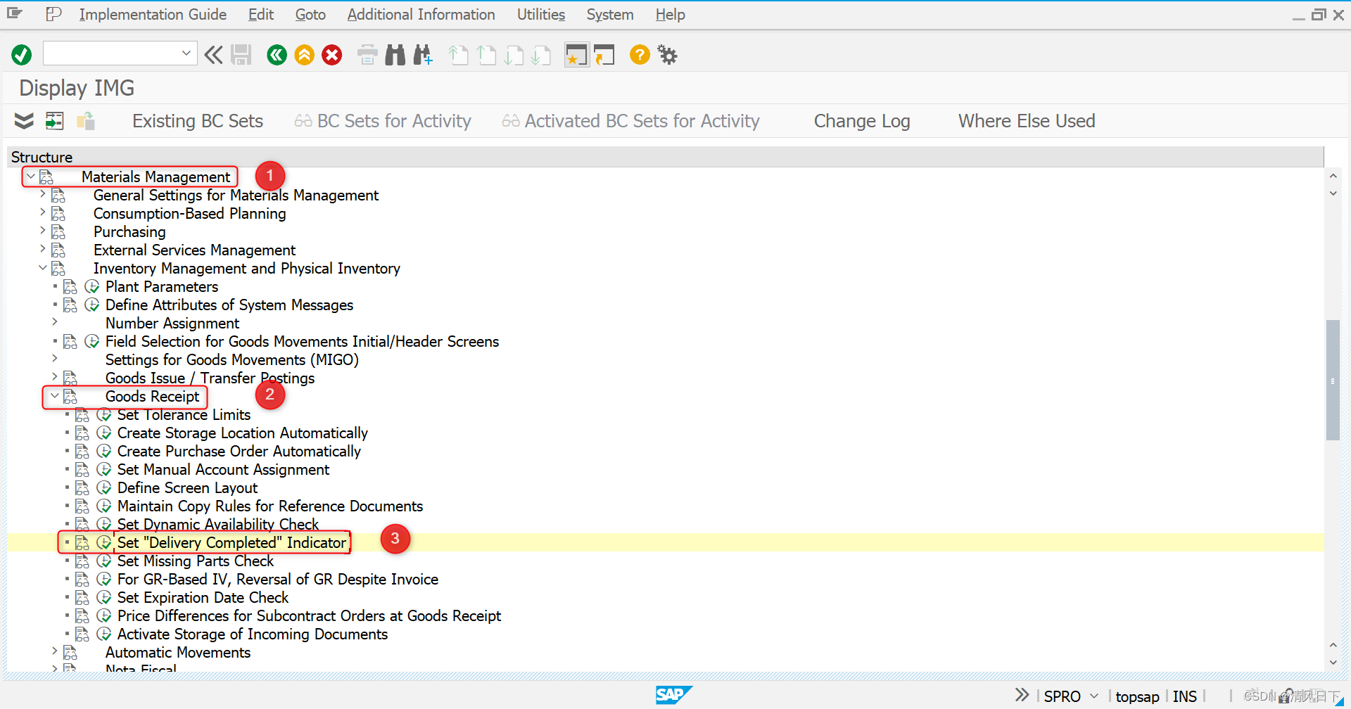 51 MM配置-库存管理和实际库存-设置“交货完成”标识(Set “Delivery Completed“ Indicator)_sap设置 ...