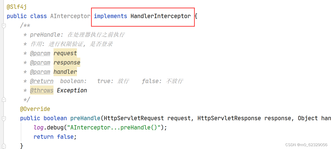 拦截器 Interceptor Csdn博客