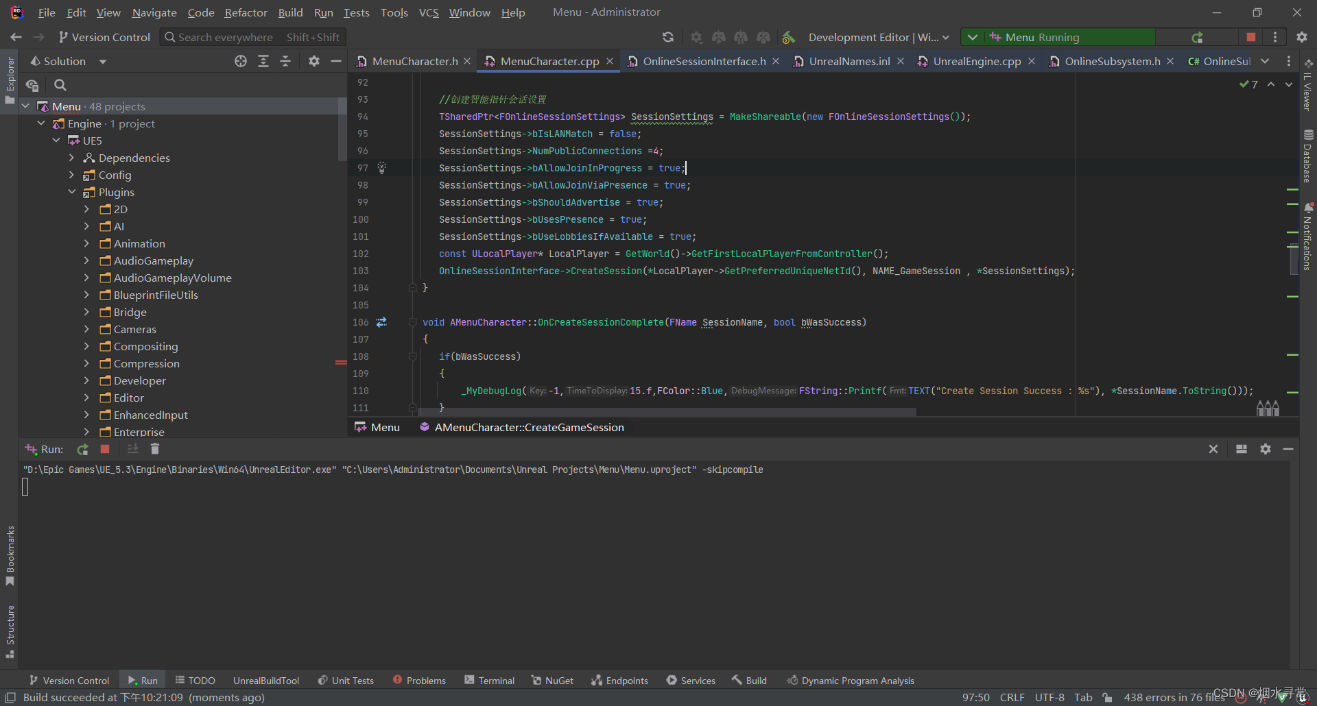 UE5 C++ TPS开发 学习记录(三)_ue5 t=uinputmappingcontext编译-CSDN博客