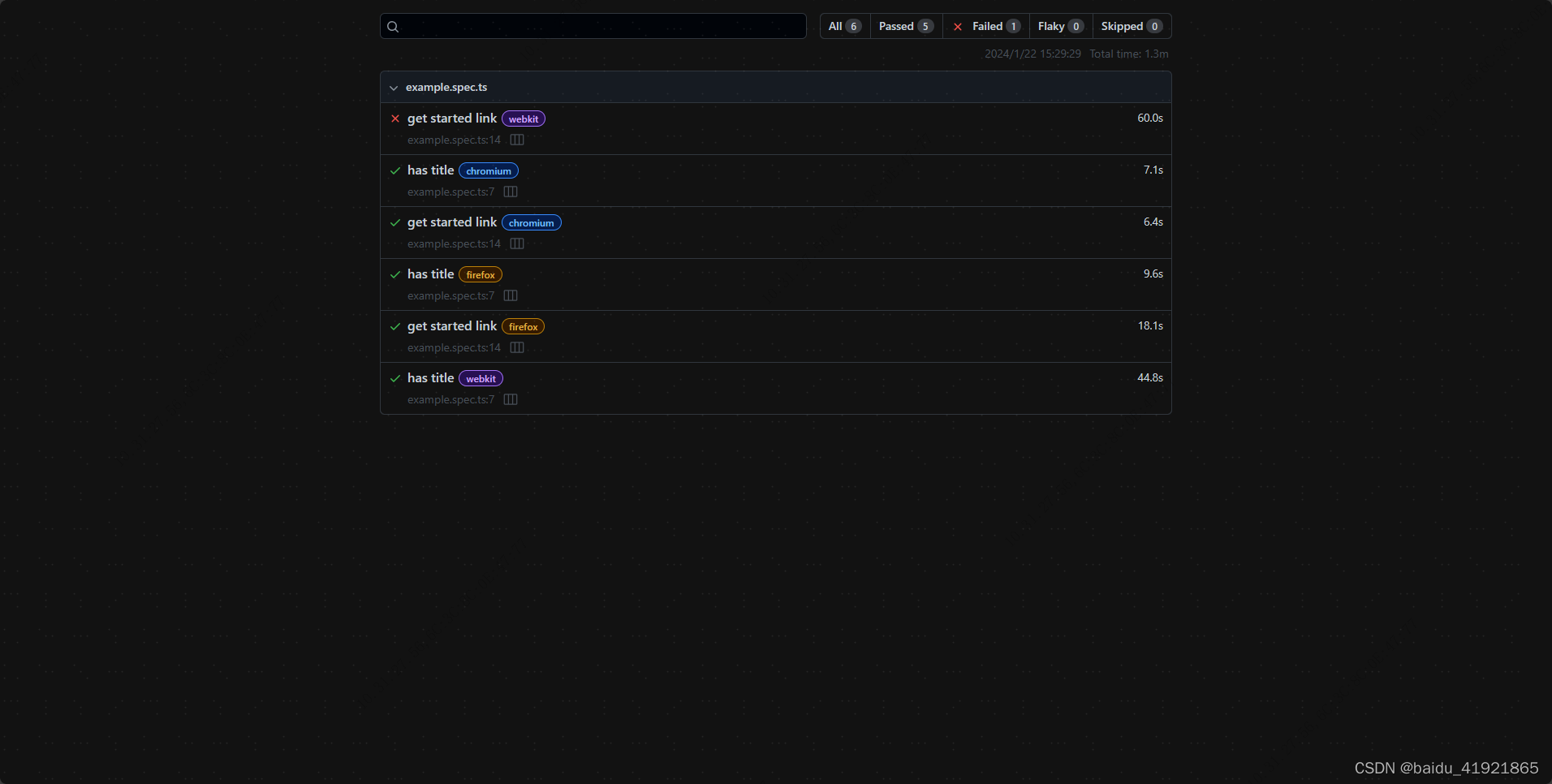 playwright前端自动化测试_playwright 测试报告-CSDN博客