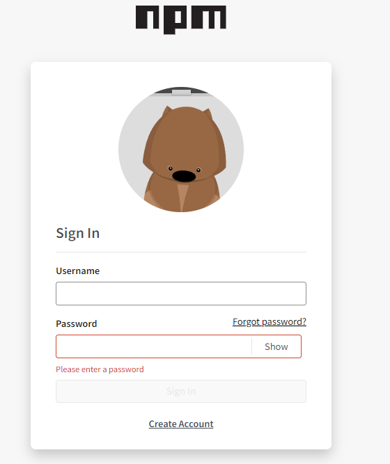 npm登录：忘记了用户名和密码，通过邮箱重设密码并登录_npm username忘记了-CSDN博客