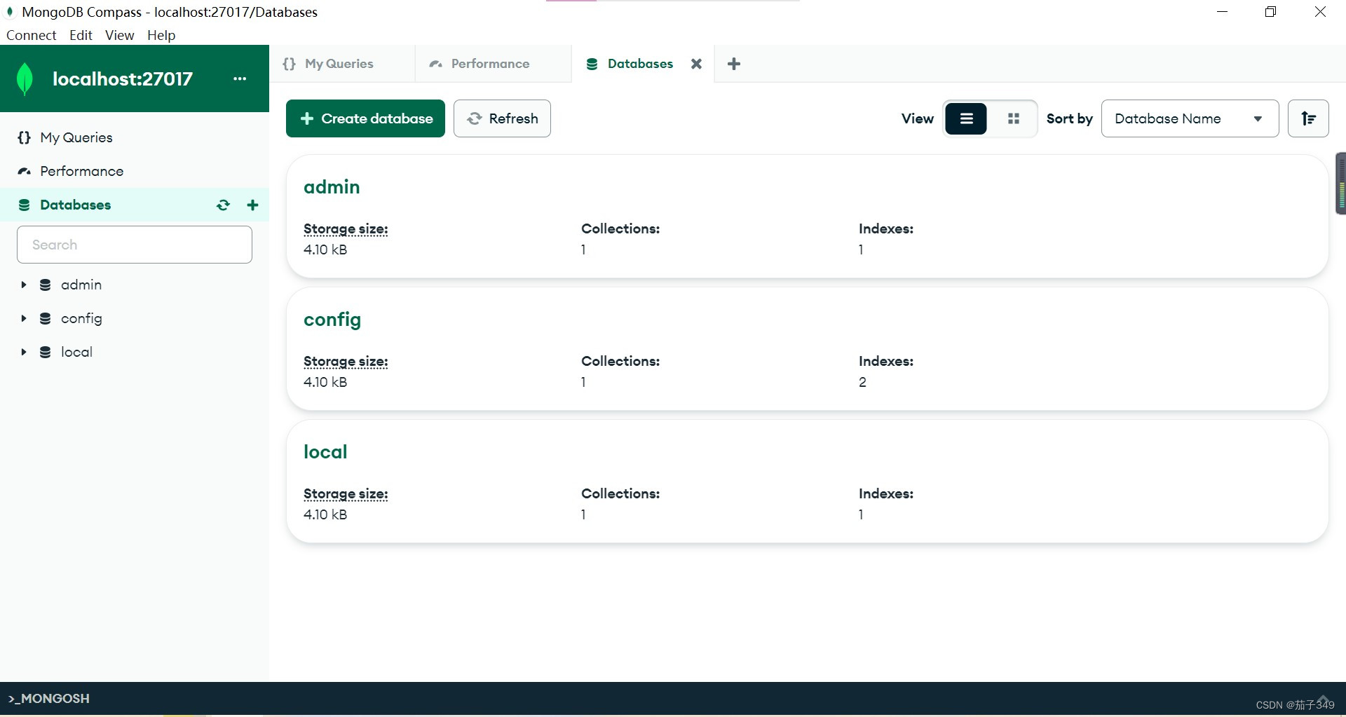 Mongodb安装出现的问题以及mongodb Compass Connect Econnrefused 1270012