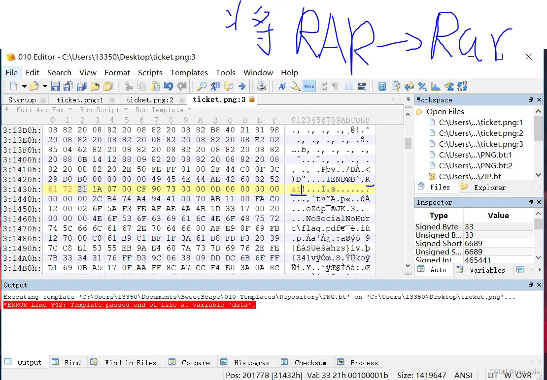 CTF-Misc ---＞登机牌_ctf中ticket-CSDN博客