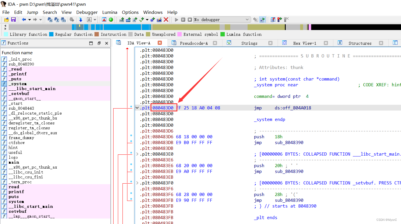 CTFshow-PWN-栈溢出（pwn41-pwn42）_ctf pwn42-CSDN博客