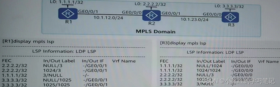HCIP-Datacom-ARST自选题库__MPLS单选【30道题】_运行mpls设备的标签转发表中,对于不同的路由(下一跳也不同),出标签-CSDN博客