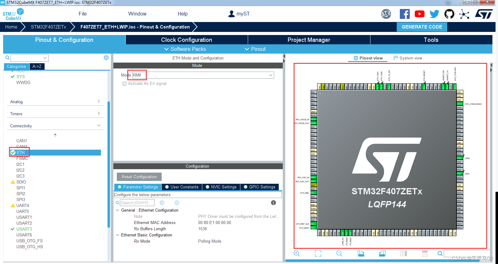 STM32F407ZET7+ETH+LWIP移植freemodbus_TCP_stm32 lwip-CSDN博客