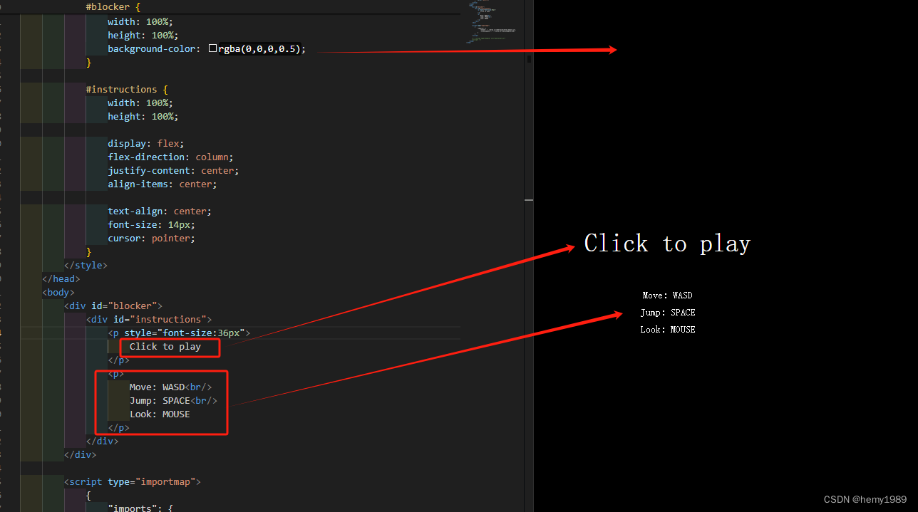 three.js官方案例misc_controls_pointerlock.html学习_threejs pointerlockcontrols-CSDN博客
