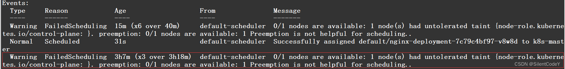 Pod无法调度到可用的节点上（K8s）_1 preemption is not helpful for scheduling-CSDN博客