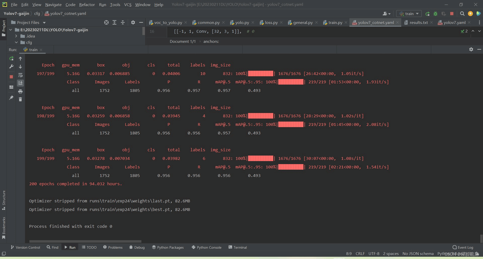YOLOv7训练200轮指标很高，但是Detect时候框框上的概率低_yolo训练r太高了-CSDN博客