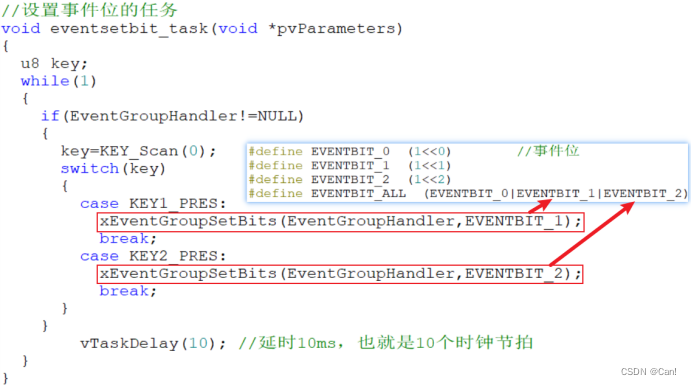 Freertos 事件标志组freertos事件标志组怎么初始化 Csdn博客 