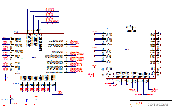 基于三星 ARM11 S3C6410芯片最小系统核心板PROTEL版及AD版硬件（原理图+PCB）文件_三星arm11核心板-CSDN博客