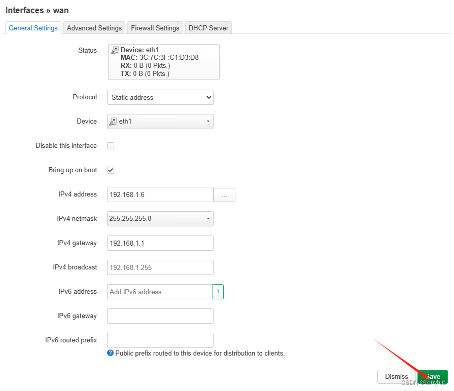 OpenWrt 配置网络 (lan,wan口) 教程 x86/64平台 软路由实测 系列二_openwrt lan口设置-CSDN博客