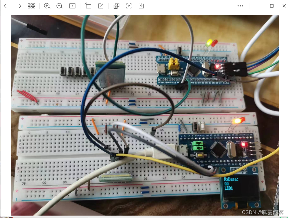 基于STM32中两蓝牙模块（HC-05)间的通信_两个hc05蓝牙模块配对stm32-CSDN博客