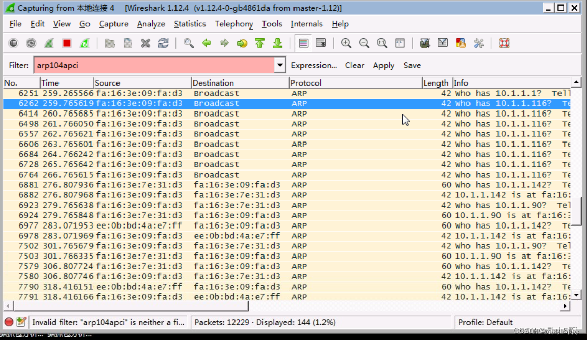 Wireshark数据抓包分析之ARP协议_通过wireshark分析arp的请求包和响应包-CSDN博客