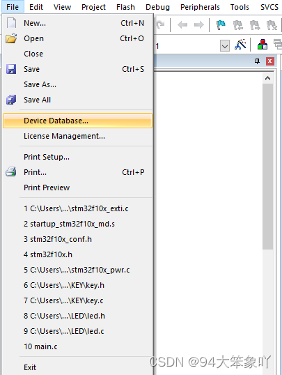 Keil5-单片机软件debug/硬件debug选项卡查看填写_keil 硬件自检-CSDN博客