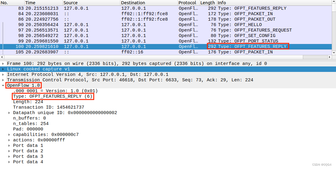 OpenFlow协议分析实践_openflow交换机-CSDN博客