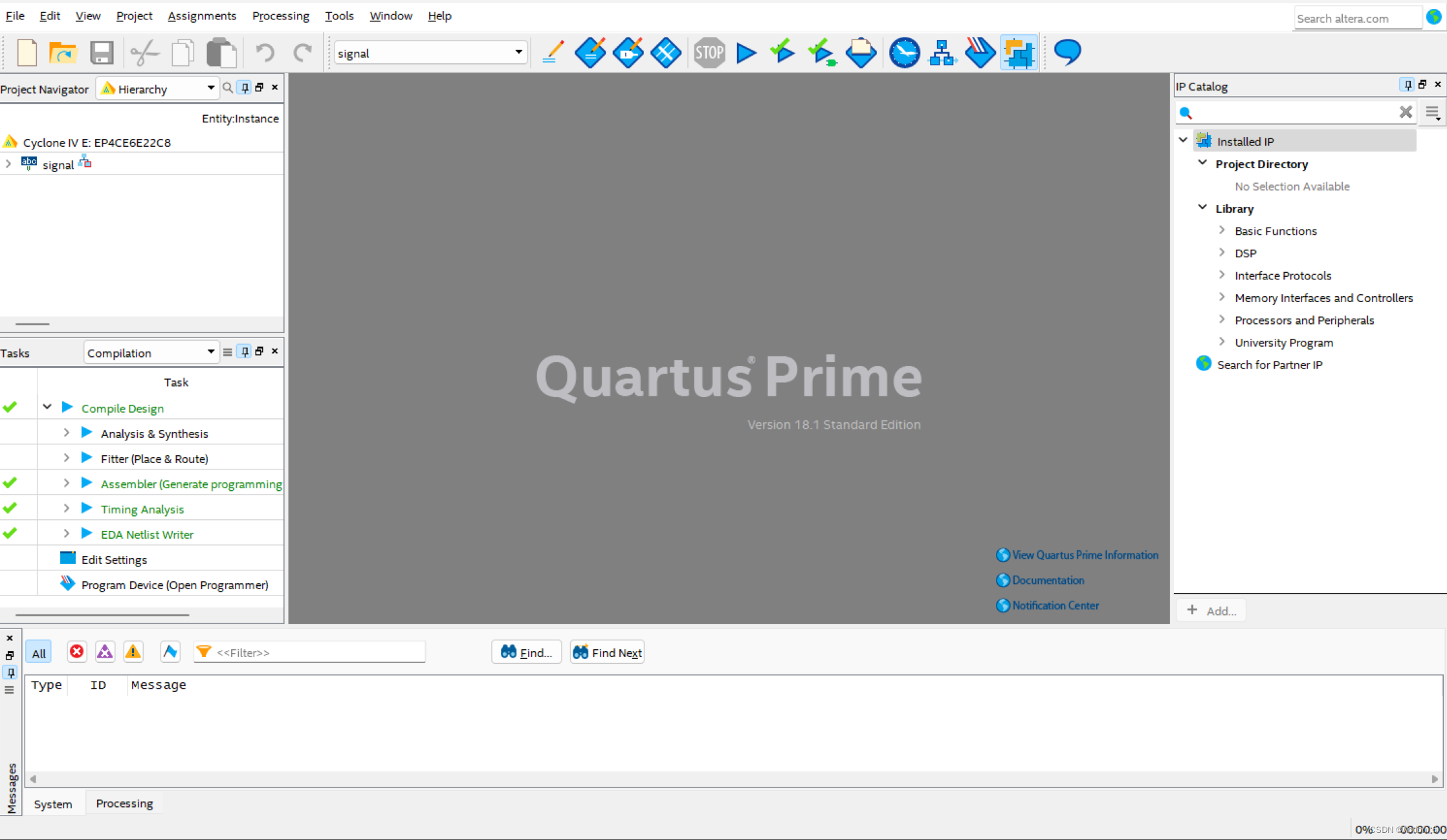 quartus 18.1界面太小，界面内容显示不全_linux下打开quartus软件显示不全-CSDN博客