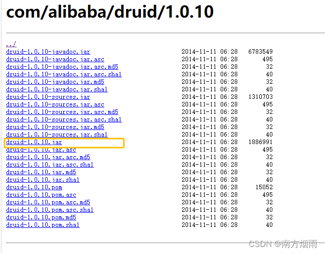 官网druid（德鲁伊）jar包下载_druid下载-CSDN博客