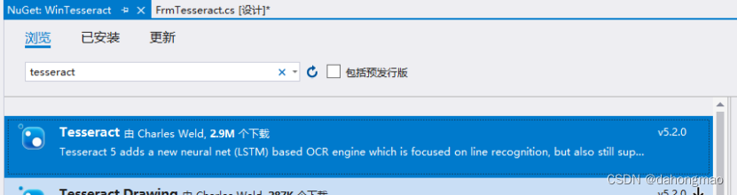C# Tesseract OCR 文字识别技术-CSDN博客