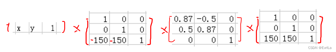 揭密QTransform &QTransform::translate(qreal dx, qreal dy)算法_qt qtransform矩阵相乘-CSDN博客