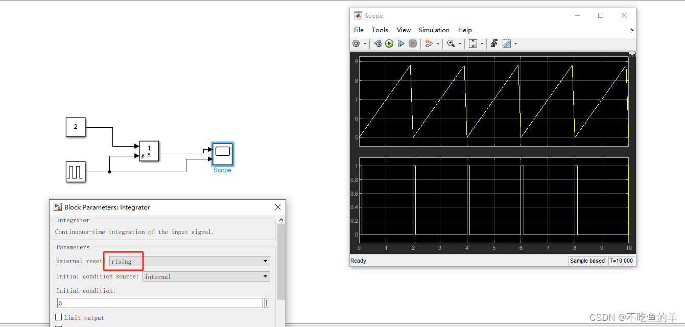 Simulink模块使用_interpret vector parameters as 1-d-CSDN博客