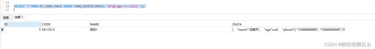 oracle19c JSON常用函数_oracle 19c json 函数-CSDN博客