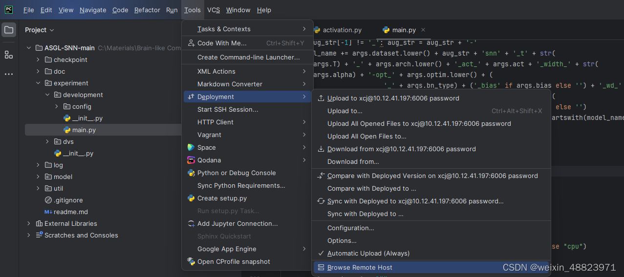 Pycharm 打开远程目录 Remote Host-CSDN博客