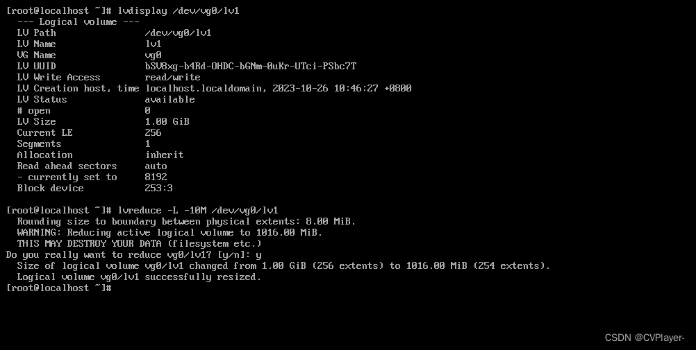 Linux命令之LVM逻辑卷管理器pvcreate,vgcreate,lvcreate,lvdisplay,lvextend,vgremove ...