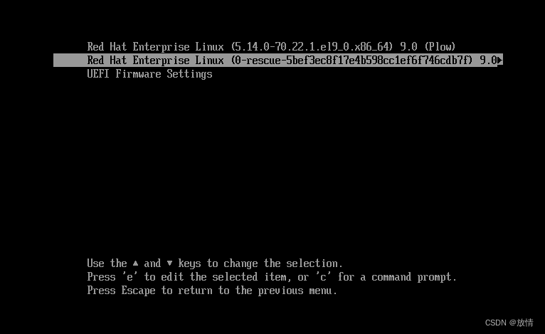 Redhat重置root密码及 修改GRUB 配置文件设定密码_redhat root密码重置工具-CSDN博客