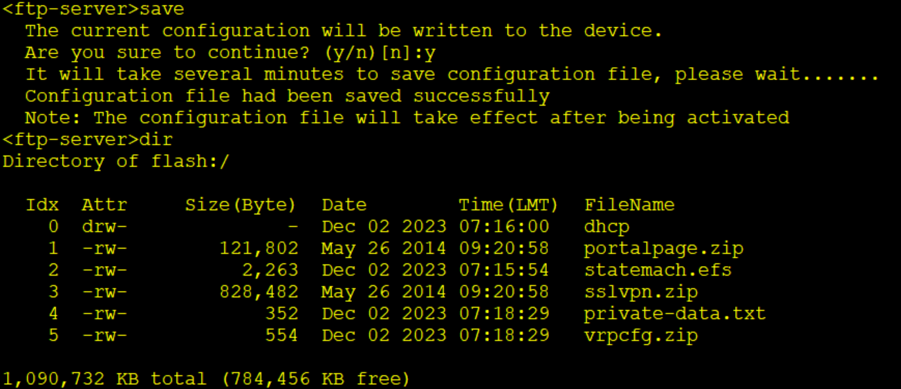 超详细基于ensp的FTP实验_ensp ftp-CSDN博客