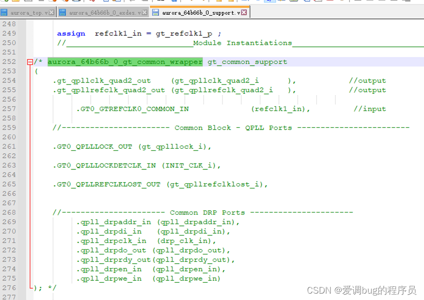 同一个QUAD中调用多个Aurora IP核_gth一个bank可以用4个x1-CSDN博客