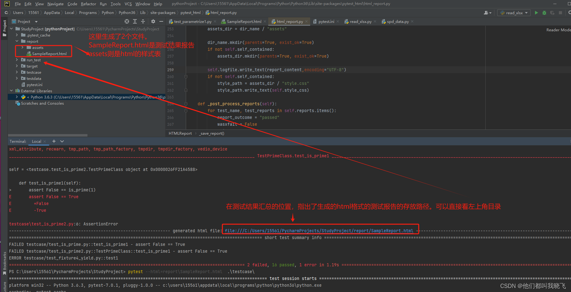 Pytest4 Pytest Html插件生成测试报告 Self Contained Html Csdn博客 6369