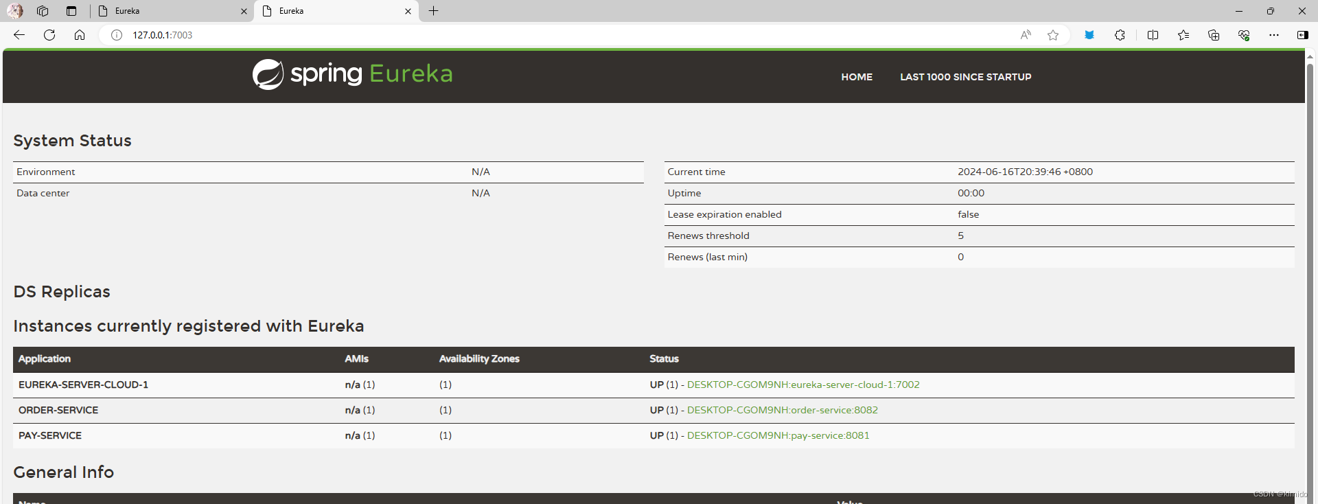 SpringCloud的注册中心集群，但是client只集中注册到一个Server的问题，及其解决方法_spring cloud 多个注册中心 只注册了一个-CSDN博客