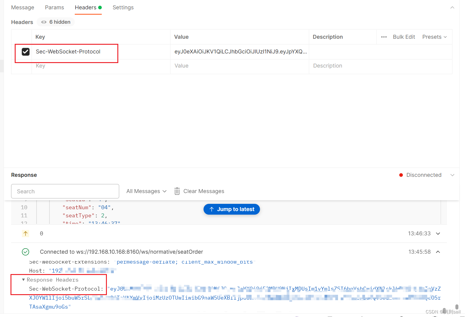 WebSocket踩过的坑_no decoder was found for message parameters presen-CSDN博客